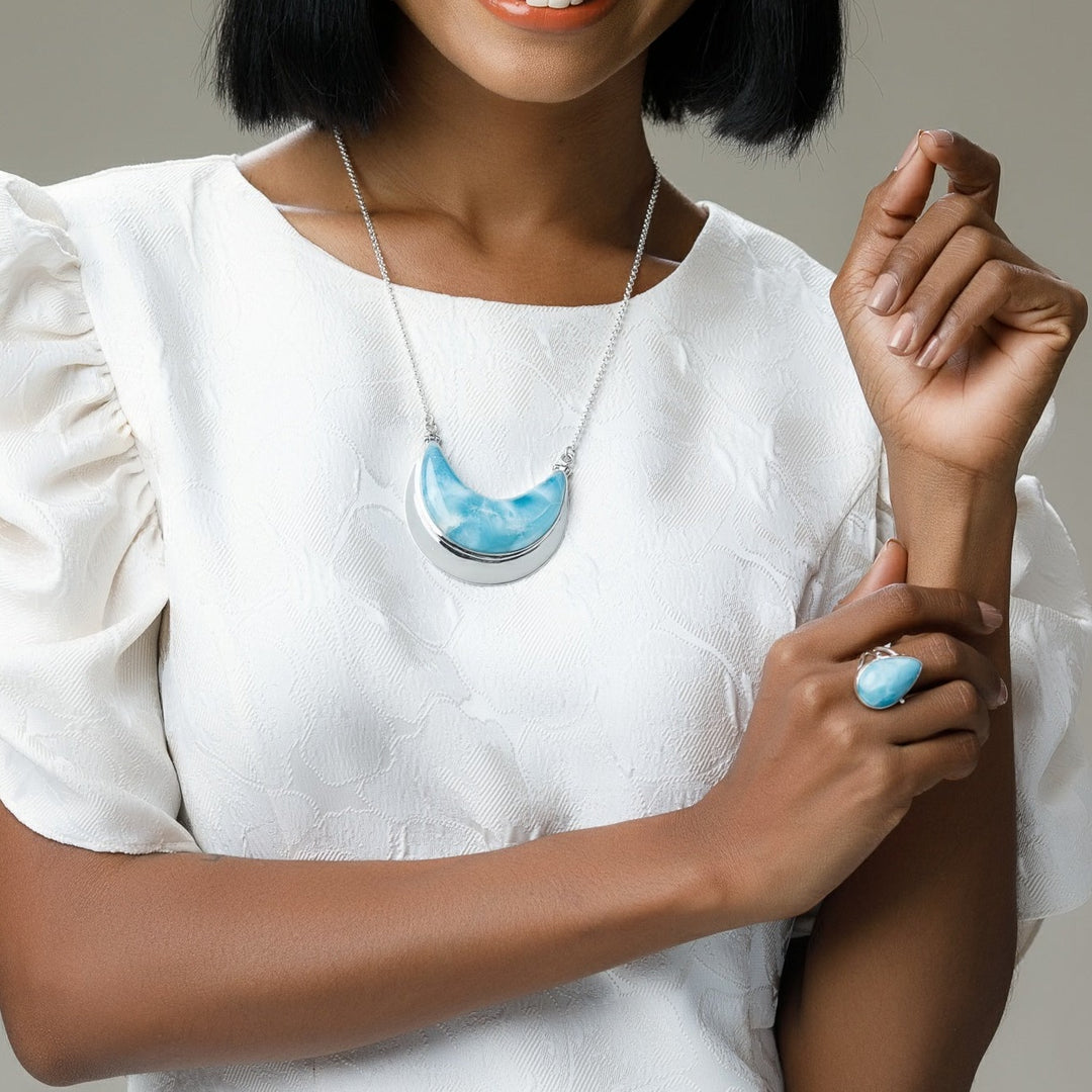 Larimar Stone Necklaces | The Larimar Shop® | Artisan Made Larimar ...